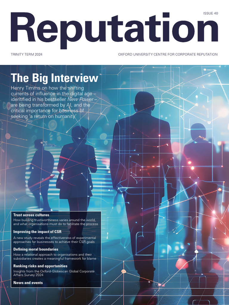 Reputation Magazine Issue 40 | PDF | Corporate Social Responsibility ...