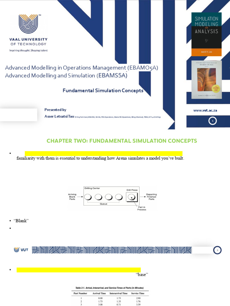 Lecture 2 s1_simulation Modelling | PDF | Simulation | Probability Distribution