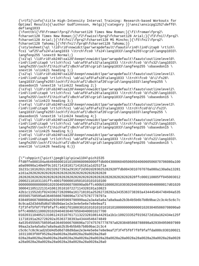 High-Intensity Interval Training Research-Based Workouts For Optimal Results (Gudfinnsson Helgi ...