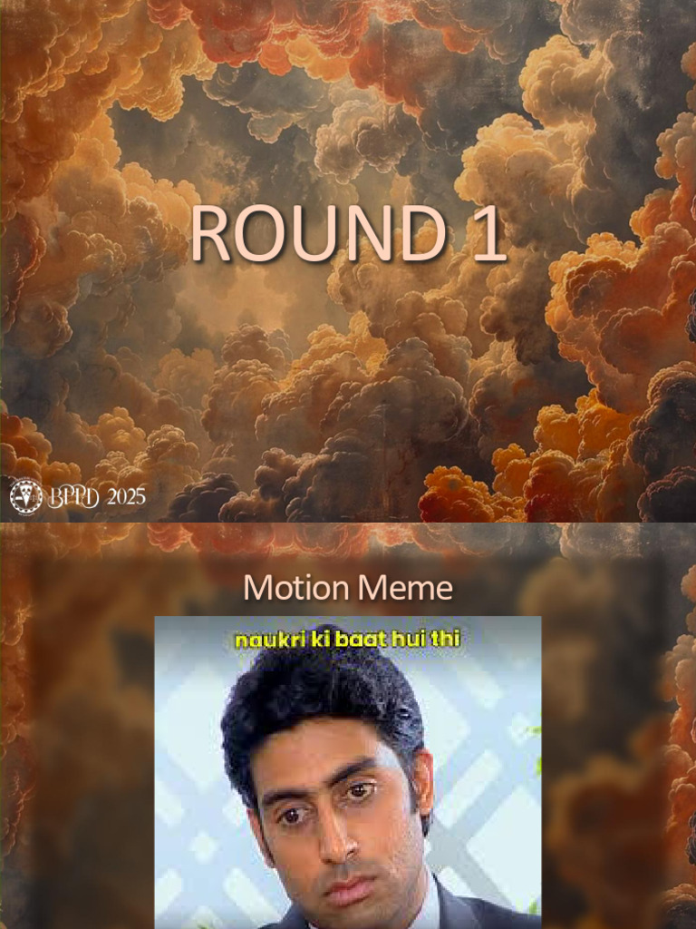 Motion For Round 1 BPPD 2025 | PDF