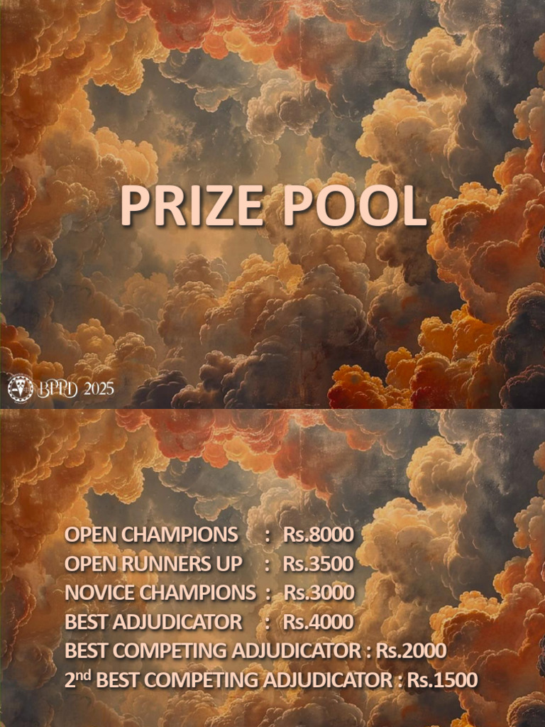 Prize Pool Breakdown for Competition | PDF