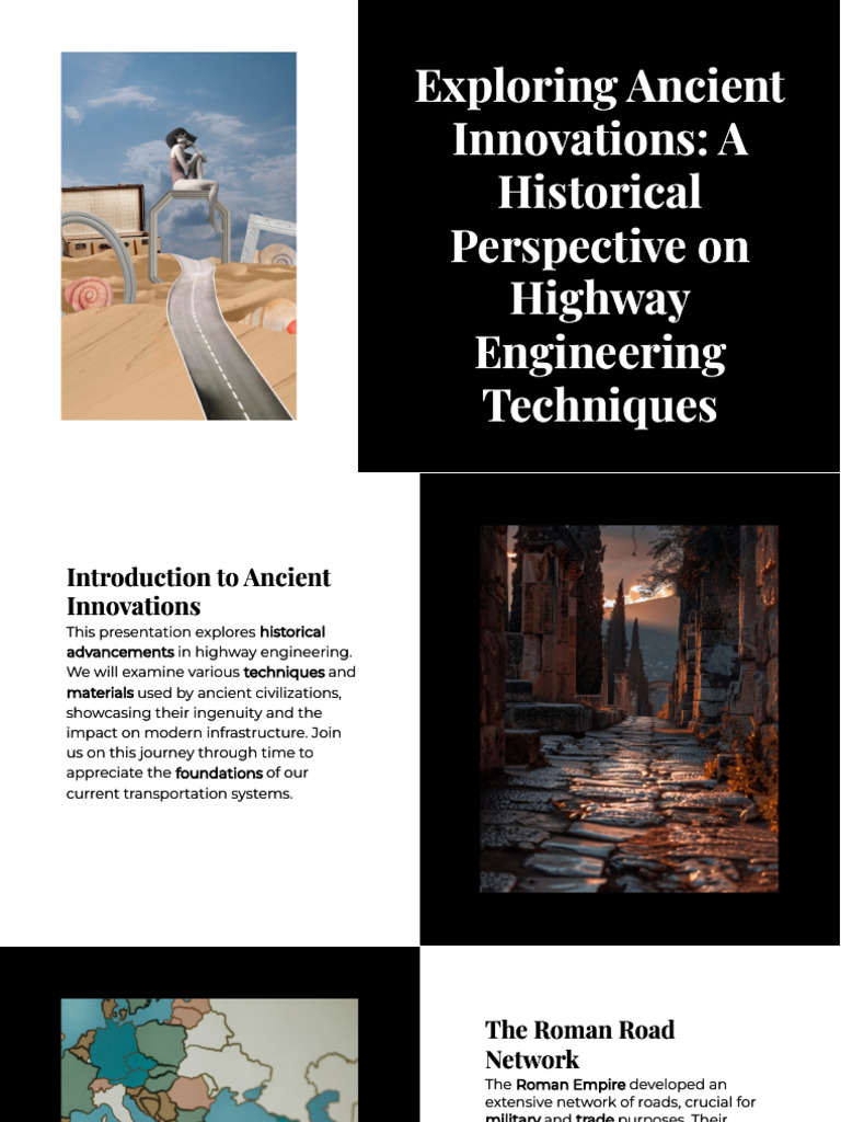 Ancient Highway Engineering Techniques | PDF | Engineering | Road