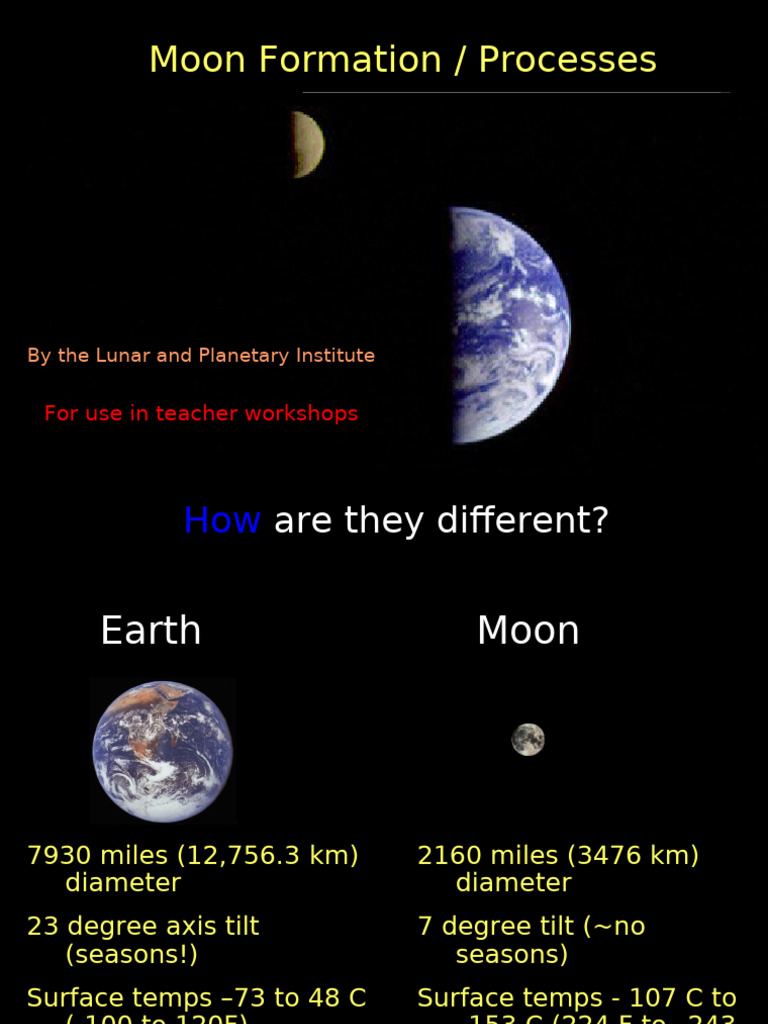 moon_formation_processes | PDF | Moon | Earth