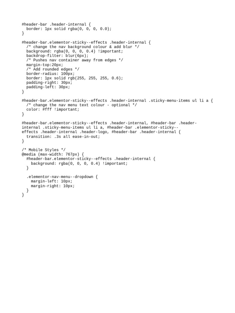 Animated Header | PDF