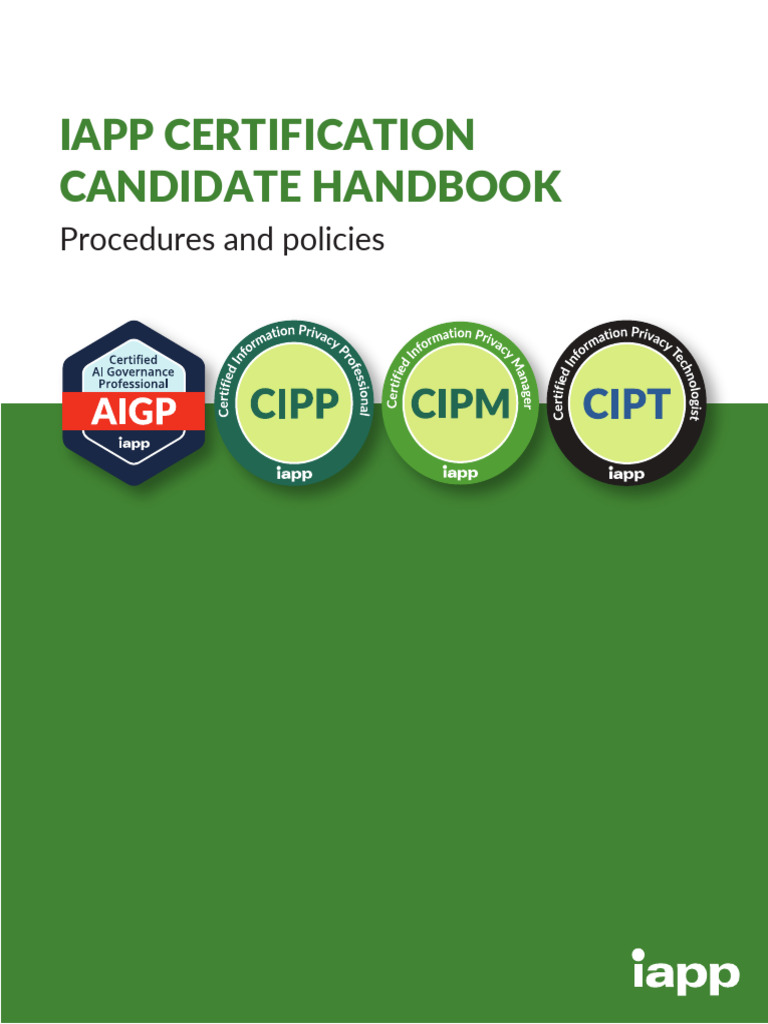 IAPP-Certification Handbook Updated | PDF | Legal Remedy | Certification