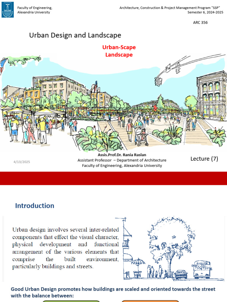 Urban Design: Balancing Softscape & Hardscape | PDF | Lighting | Urban ...