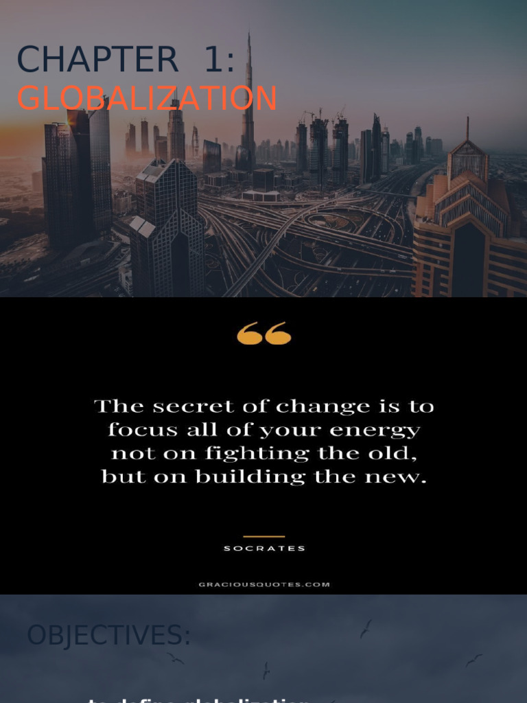 Chapter 1 Globalization | PDF | Globalization | Innovation