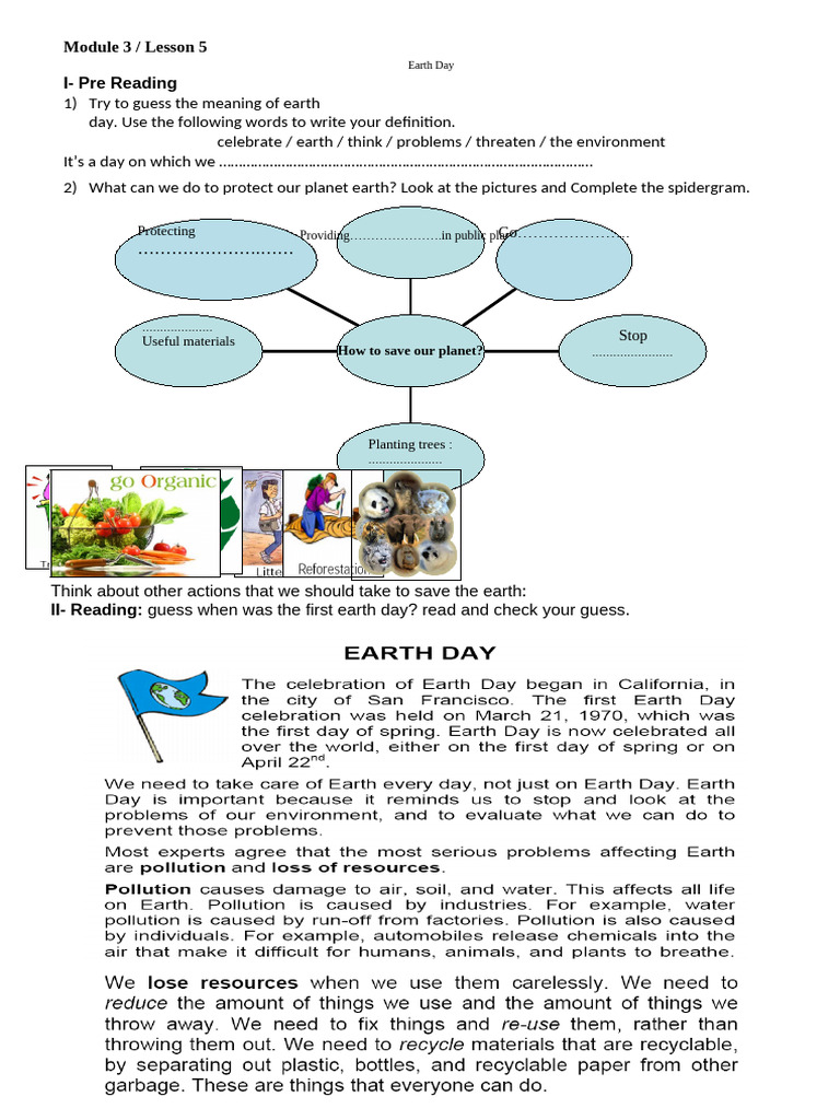 Earth-Day - Doc Version 1 | PDF