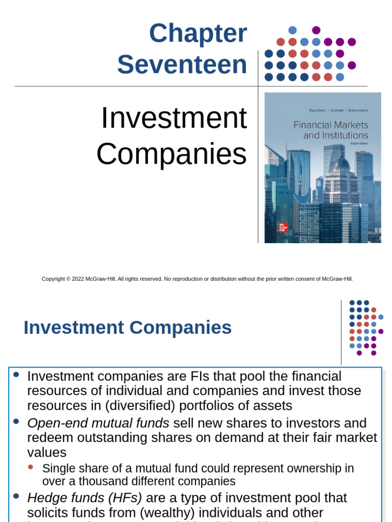 Saunders 8e PPT Chapter17 | PDF | Exchange Traded Fund | Money Market Fund