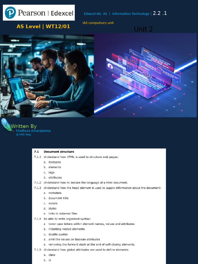 UNIT 2 Qs 01 02 Based HTML Css | PDF