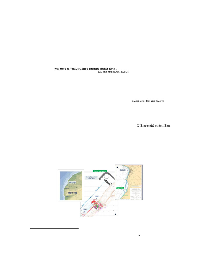 Toe Berm Design For Rubble-Mound Breakwaters Examp | PDF