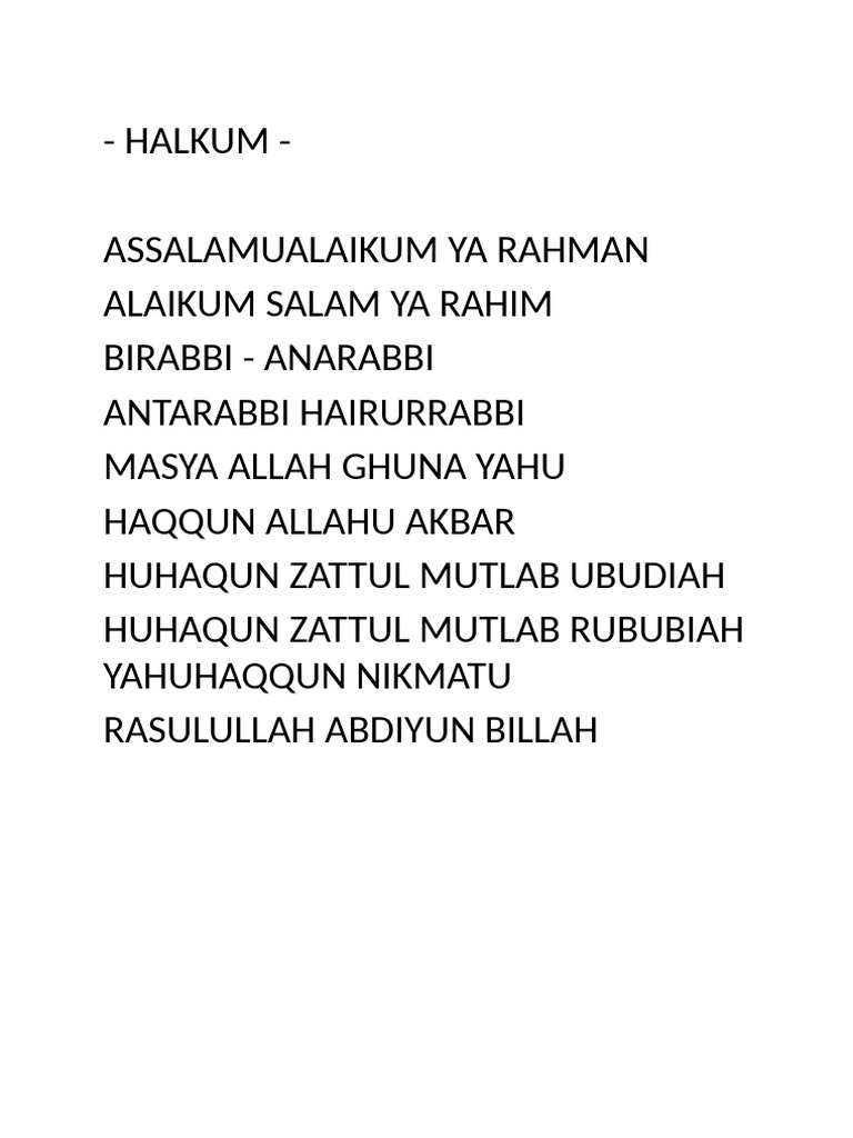 HALKUM | PDF
