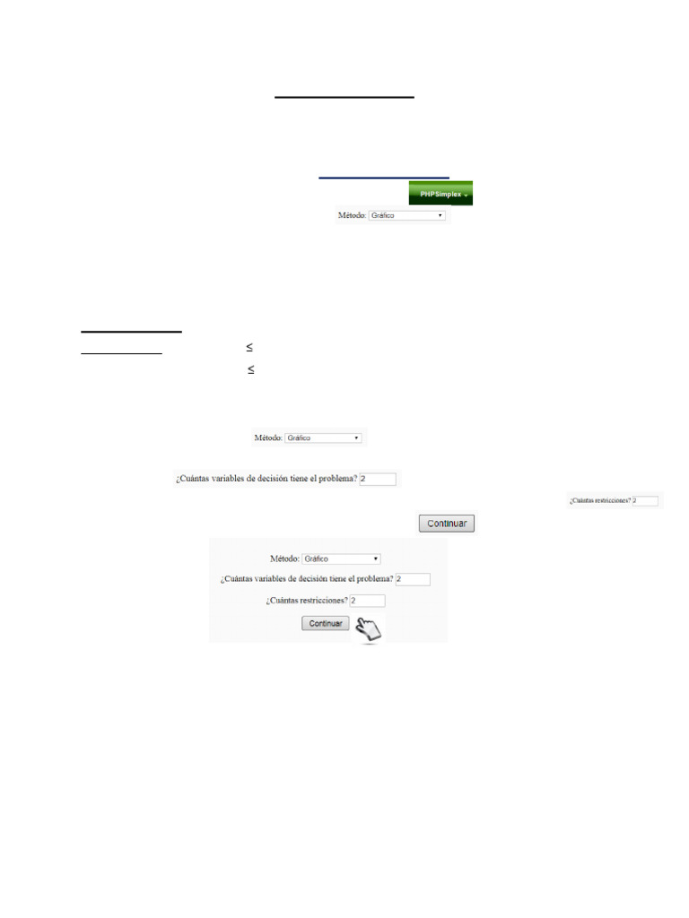 Manual de PHP Simplex: Optimización | PDF | Algoritmos | Análisis ...