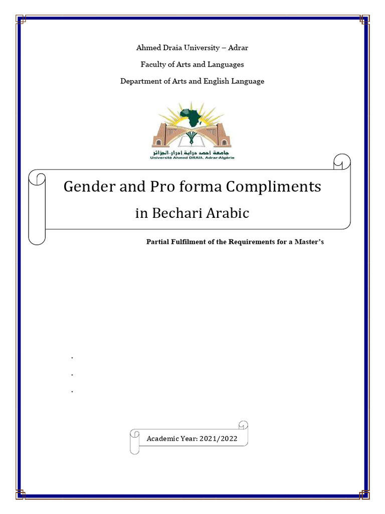 Gender and Pro Forma Compliments | PDF | Higher Education | Academia