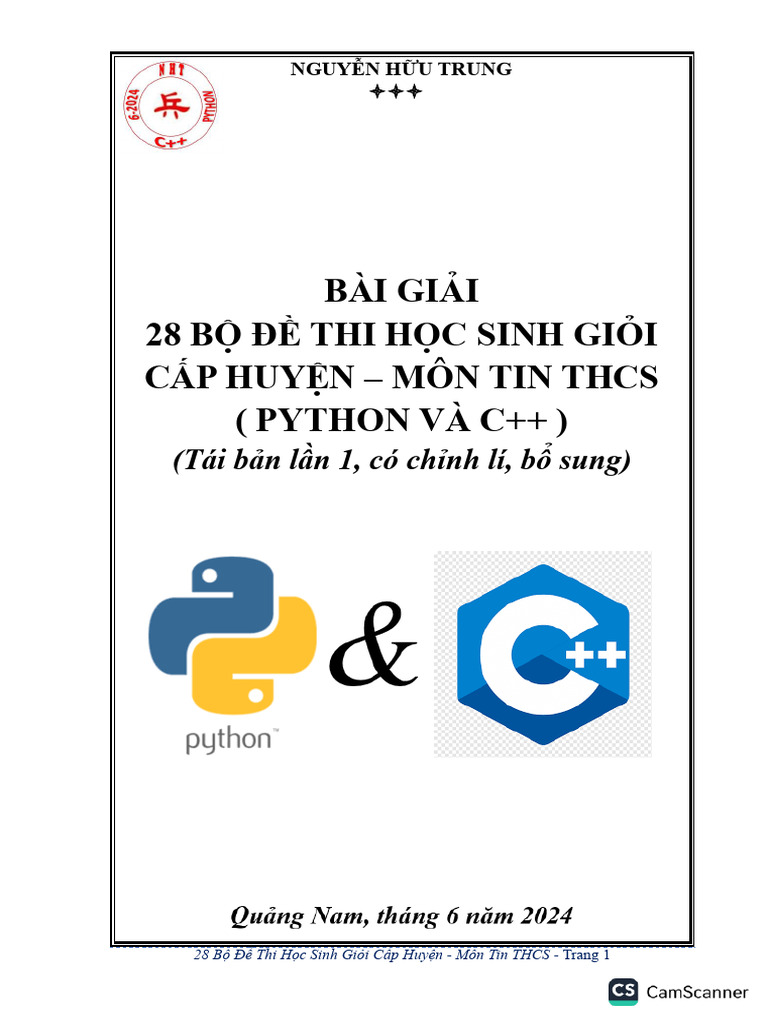 28 HSG Huyen Python Va C - Trung | PDF