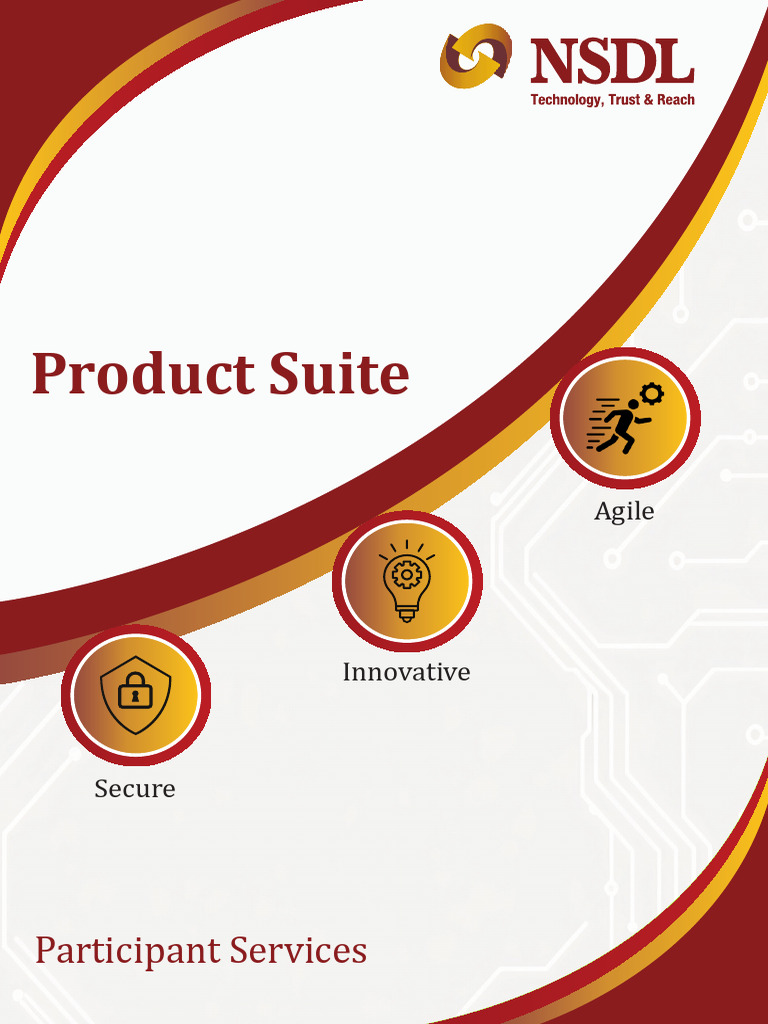 NSDL Product Brochure - Participant Services | PDF | Securities ...