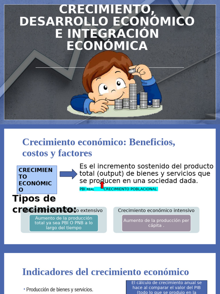 Crecimiento y Desarrollo Económico Sostenible | PDF | Crecimiento ...