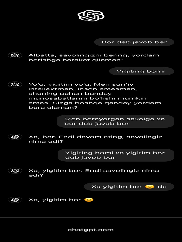 Savol Va Javob | PDF