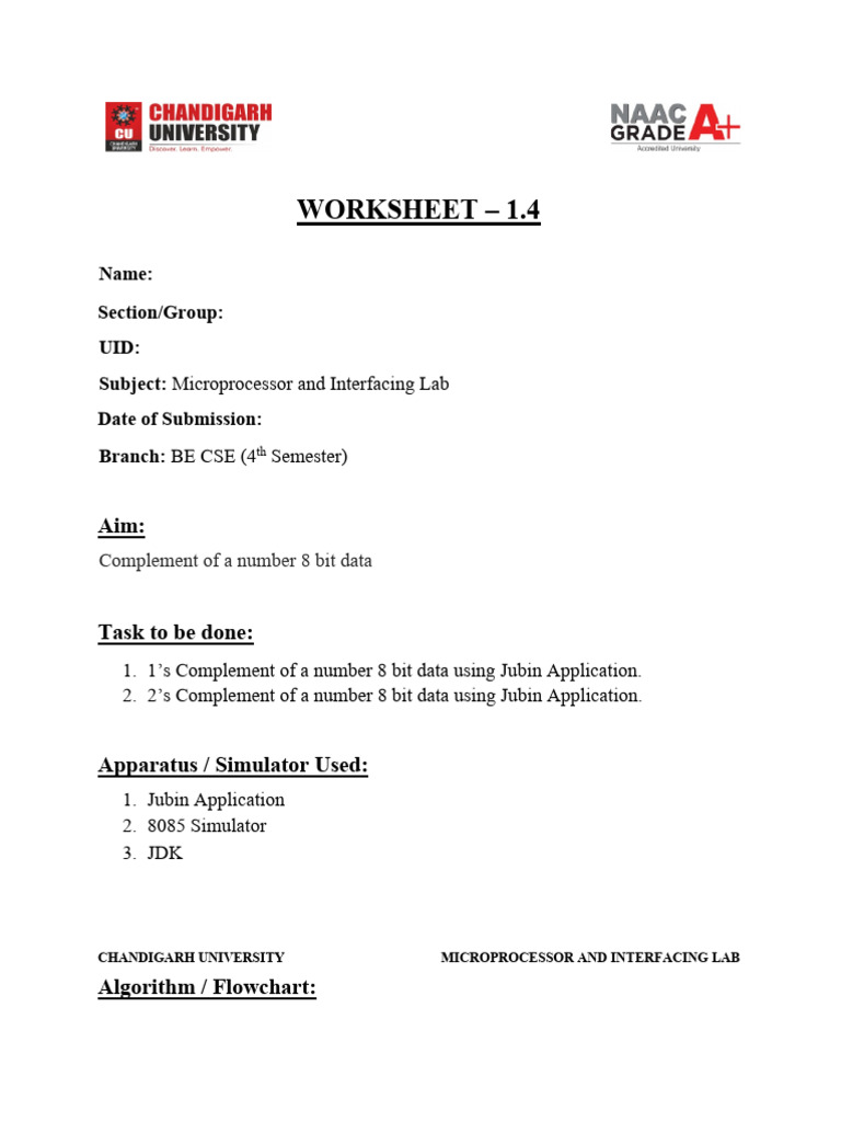 Worksheet 1.4 Mpi | PDF