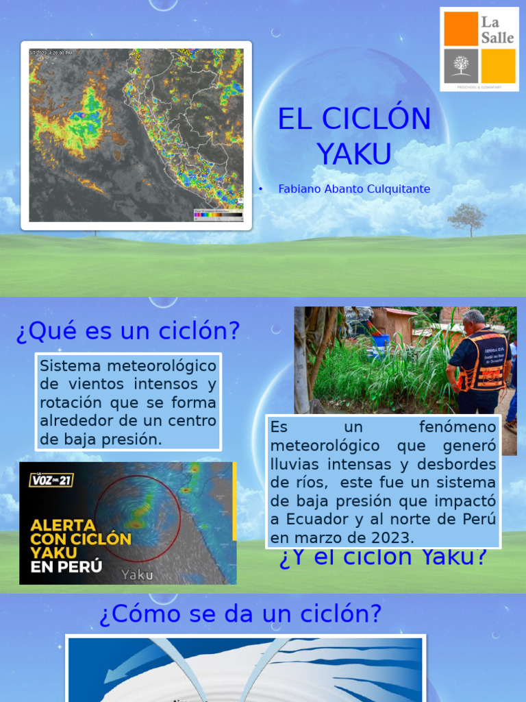 Impacto del ciclón Yaku en Perú 2023 | PDF | Ciclones tropicales | Vórtices