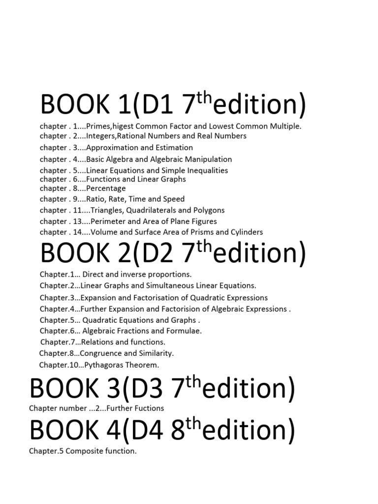 EOY SYLLABUS C1 16 - 02 - 2025 Maths 4024 | PDF