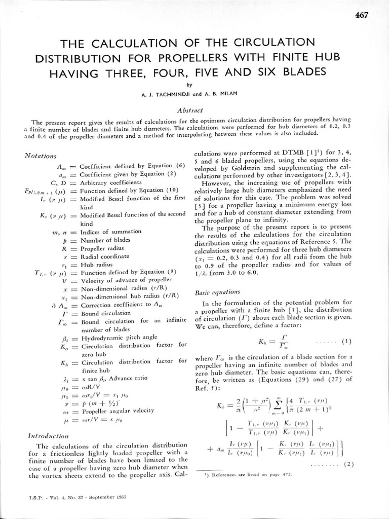 The Calculation of the Circulation Distr | PDF | Function (Mathematics ...