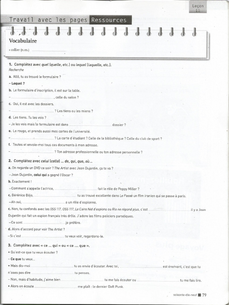 Différence Lequel Et Celui | PDF