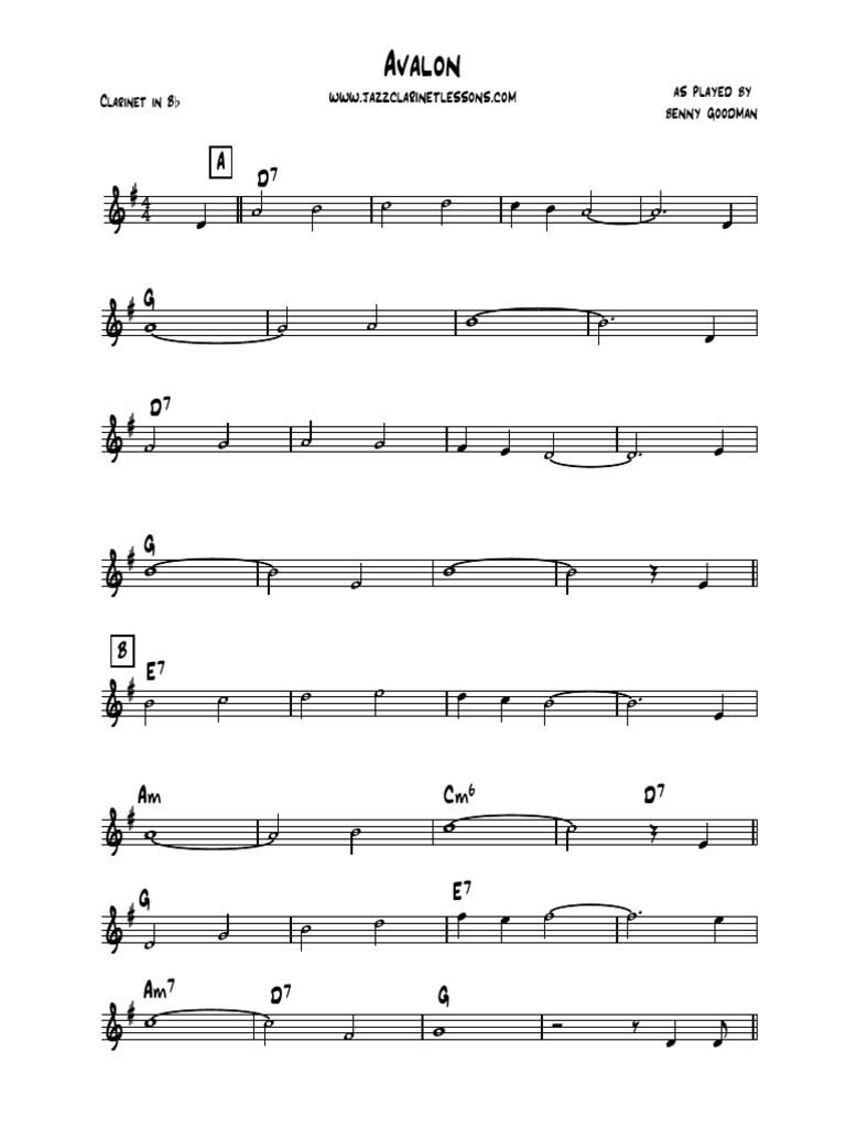 Lesson 18 - Avalon Chart | PDF