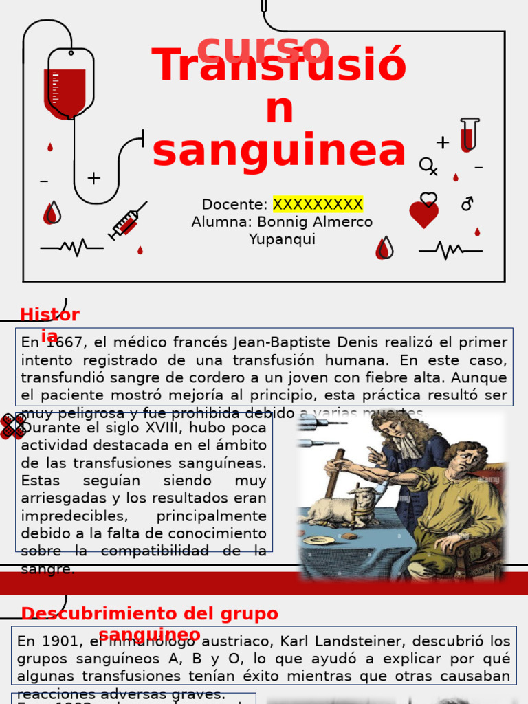 Transfusión Sanguinea | PDF | Sangre | Transfusión de sangre