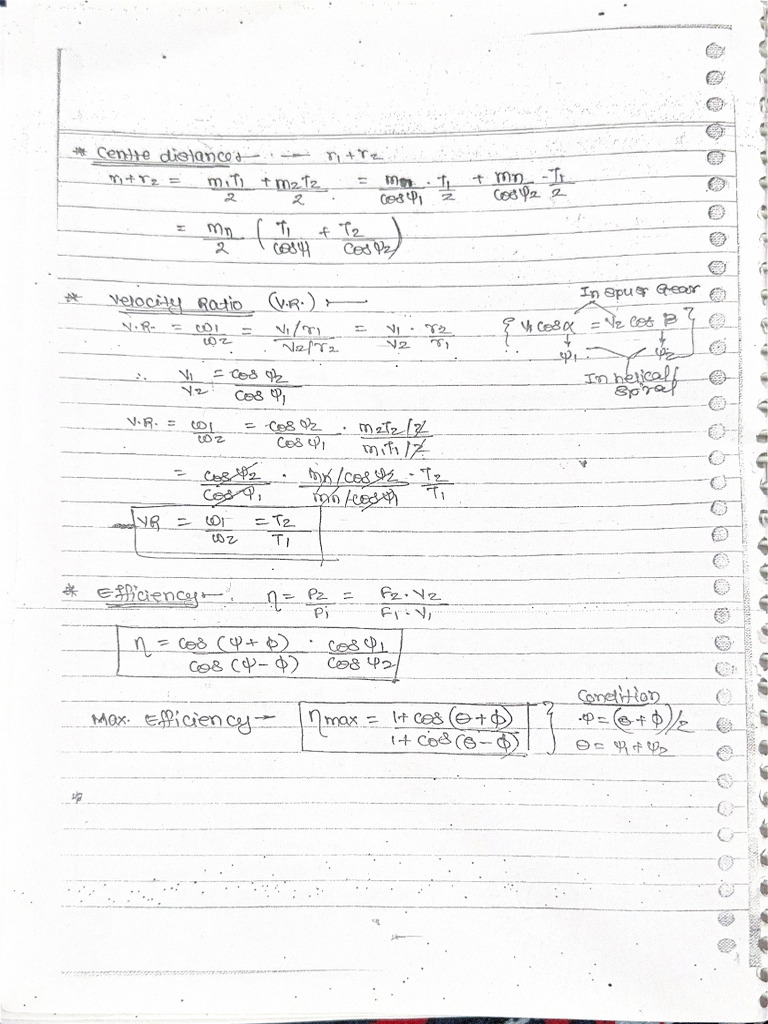 Center Distance in Gears | PDF