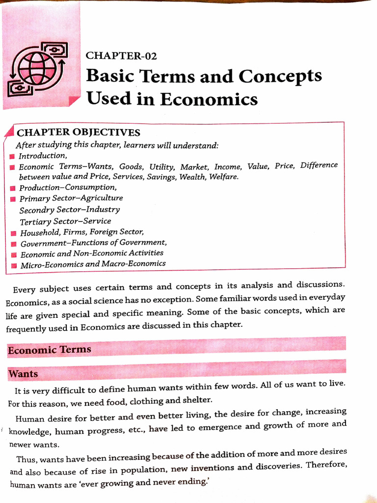 Basic Economic Terms and Concepts | PDF | Goods | Economics