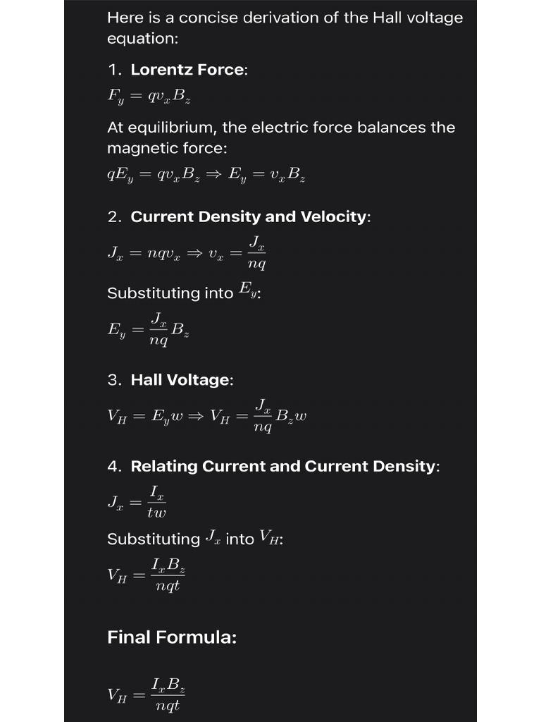 Physics QB Derivations | PDF