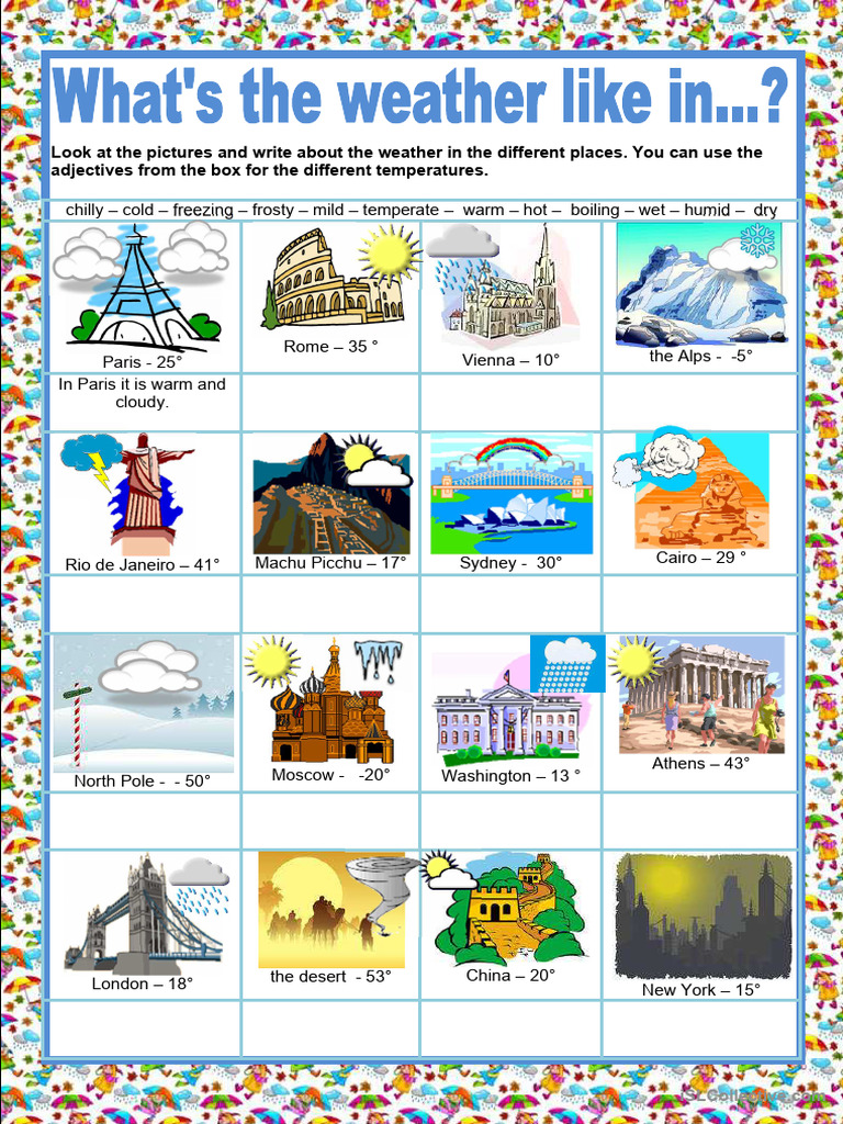 Weather Conditions Around the World | PDF | Temperate Climate | Climate
