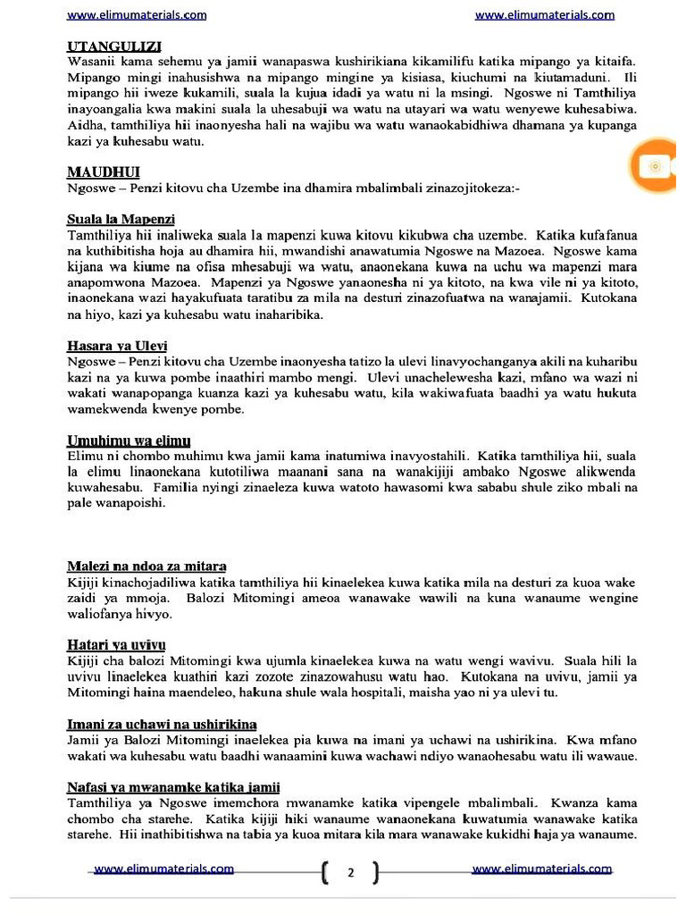 NGOSWE | PDF