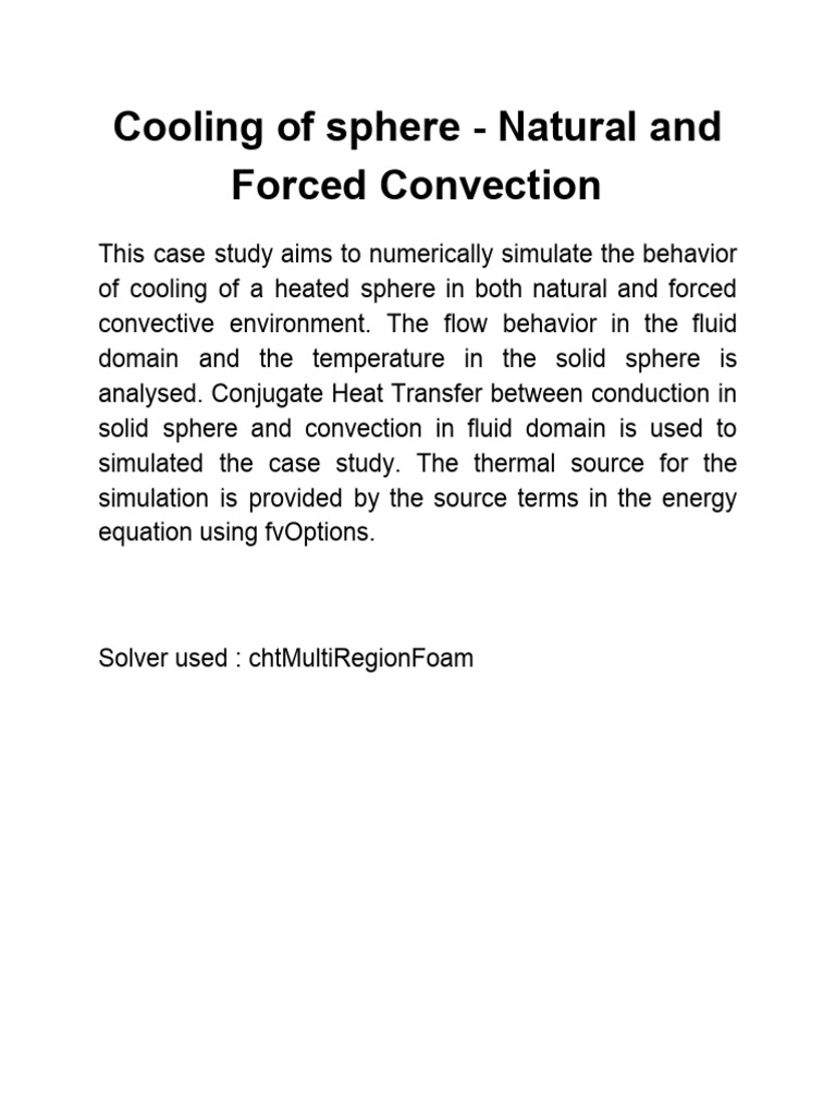 Cooling of Sphere | PDF