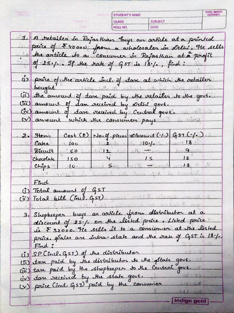 1st UT Math Revision | PDF