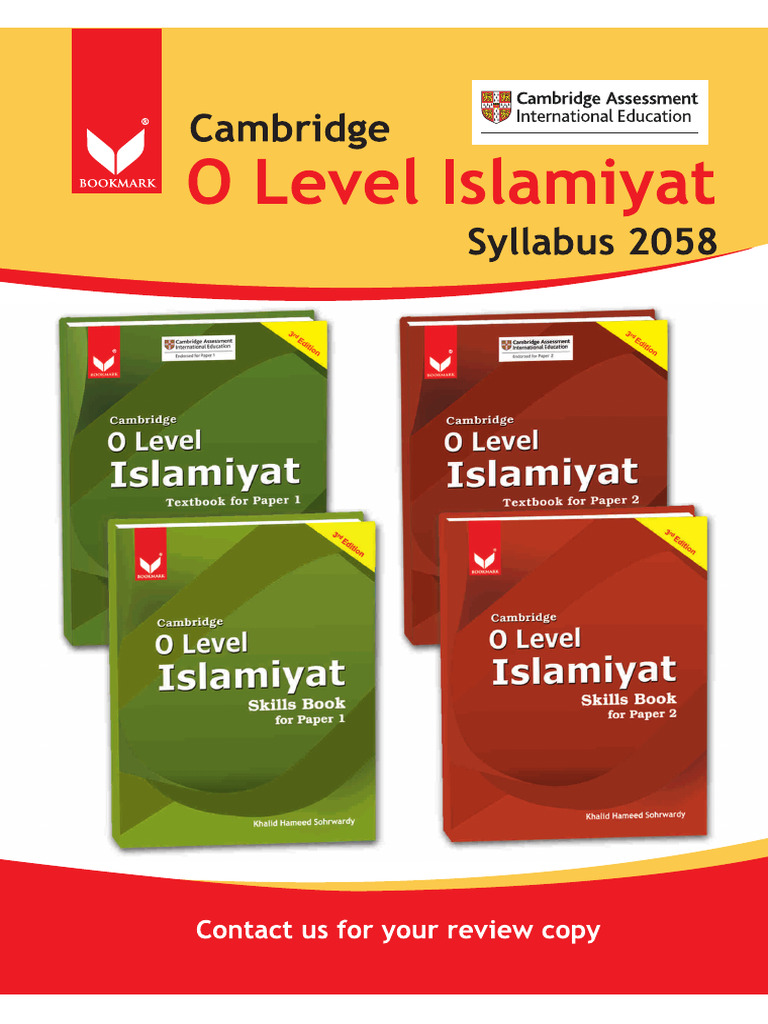 O Level Islamiyat Catalogue | PDF