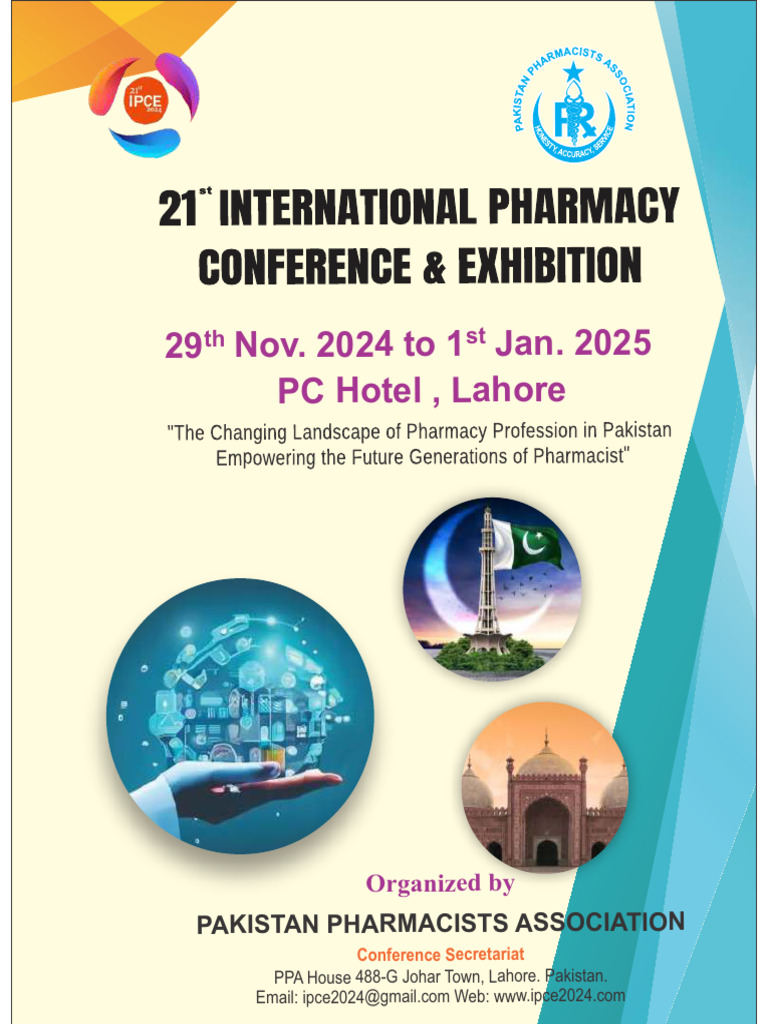 IPCE 2024 Souviner | PDF | Pharmacy | Pharmacist