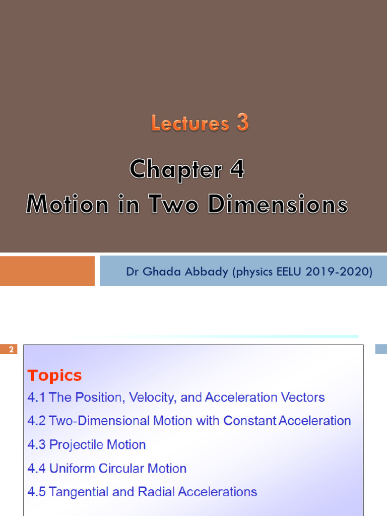 Lectures (6,7) Physics Eelu Egypt | PDF | Physical Quantities | Spacetime