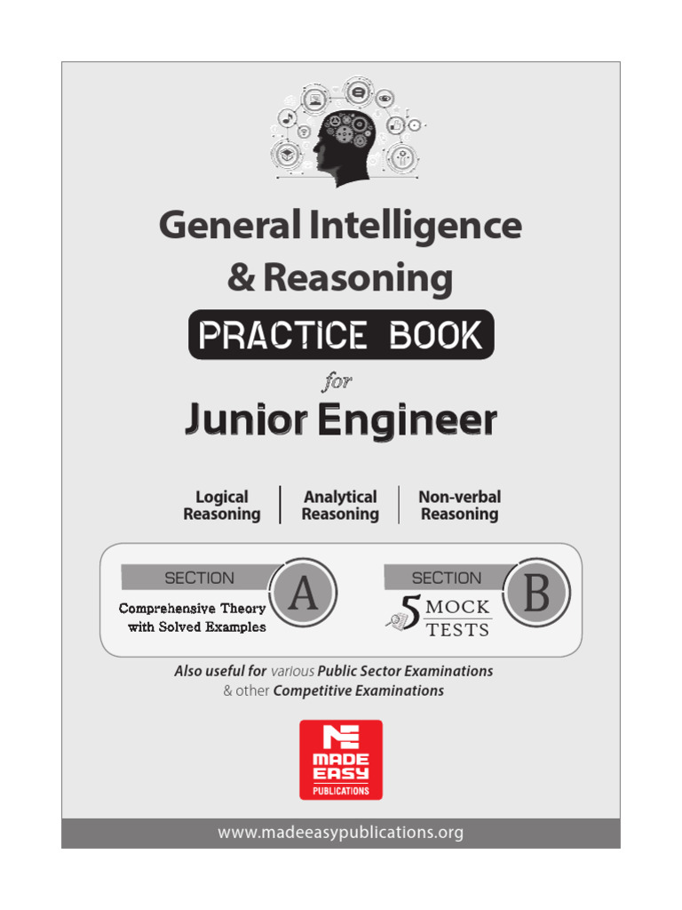 Junior Engineer General Intelligence & Reasoning - 2024 | PDF | Reason