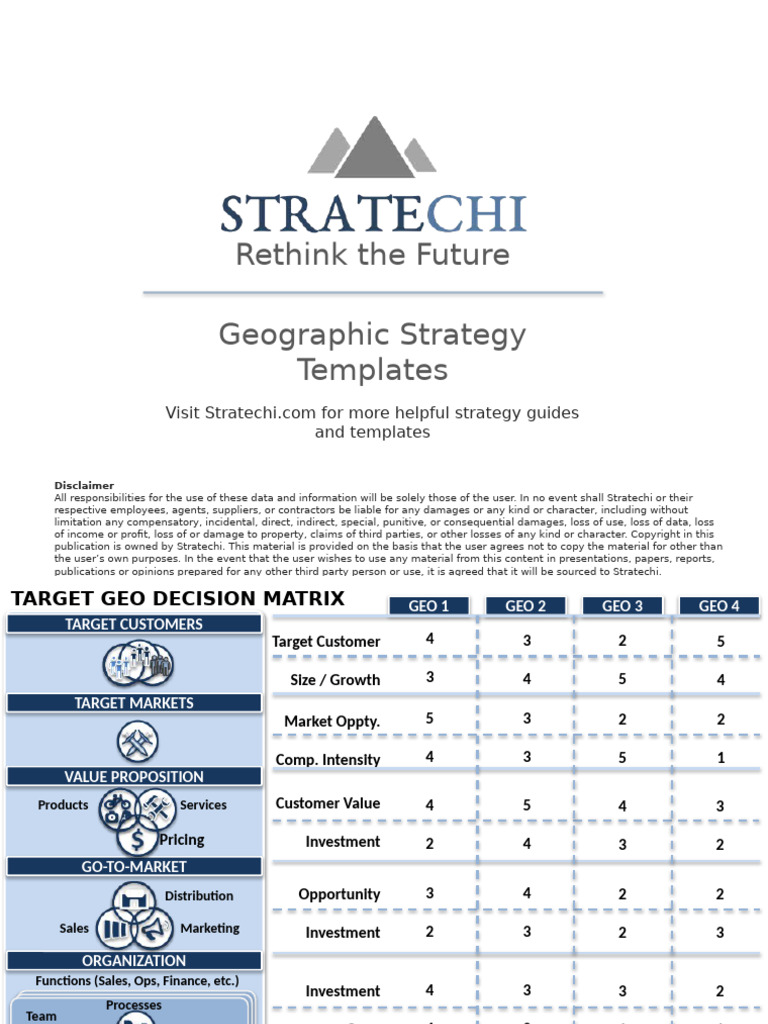 Stratechi - Geo Strategy Templates | PDF | Investing | Damages