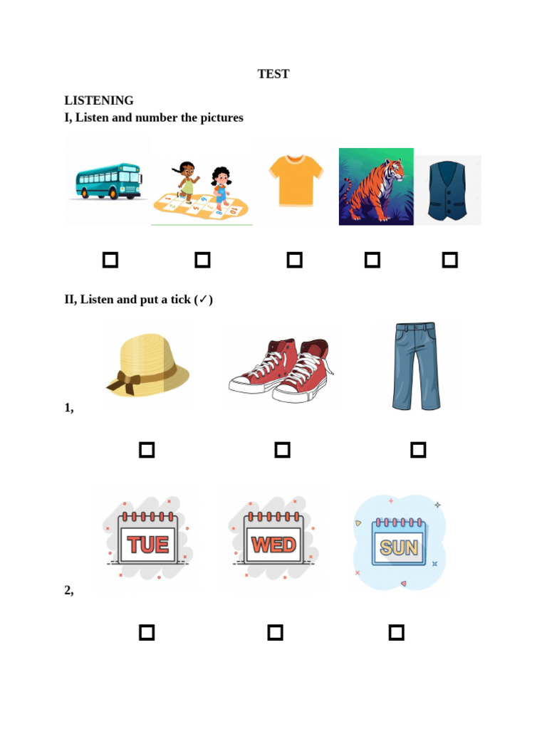 Listening and Reading Practice Exercises | PDF