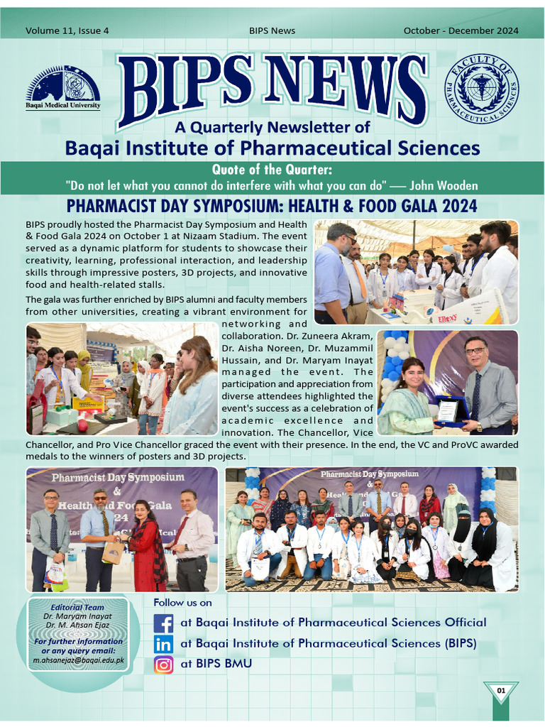 BIPS Newsletter-2024-4 (24 Jan 25) | PDF