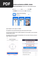 Link e Passo A Passo para Usar o Zoom | PDF