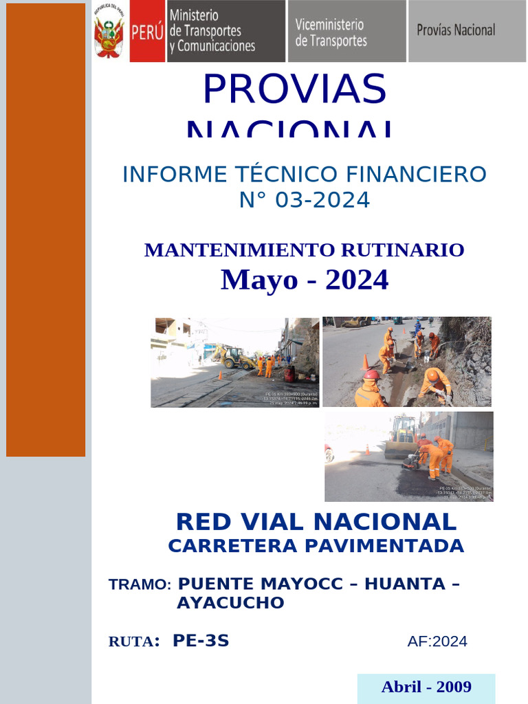 001 Caratula de Informe | PDF