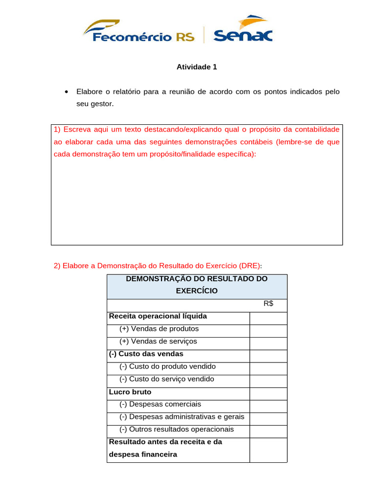 Atividade1 Modelo | PDF