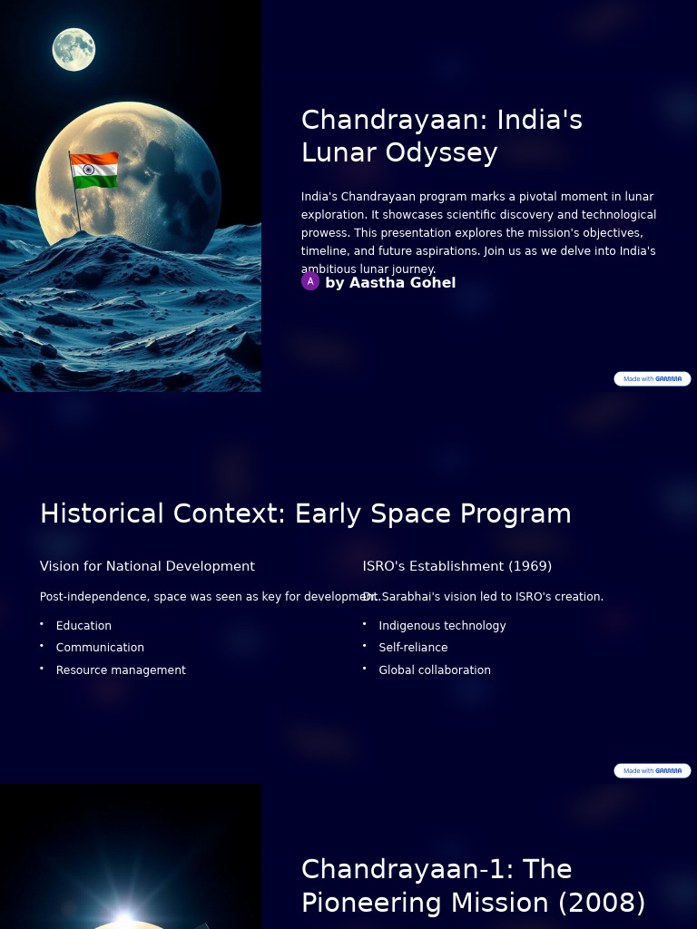 India's Chandrayaan Lunar Missions Overview | PDF | Moon | Spaceflight