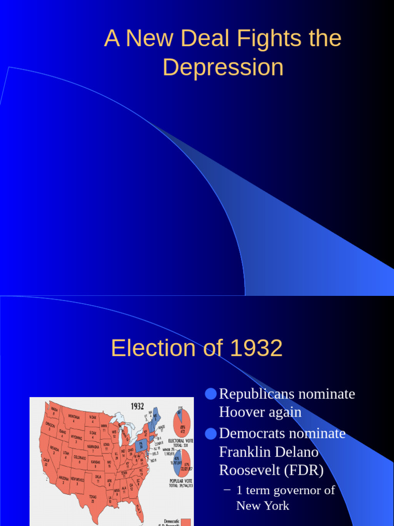 American HIstory 1st New Deal | PDF | New Deal | Franklin D. Roosevelt