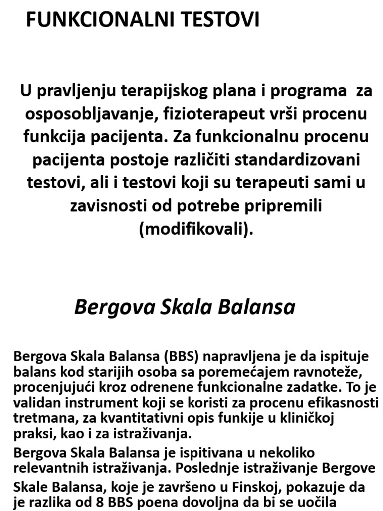 Funkcionalni Testovi | PDF