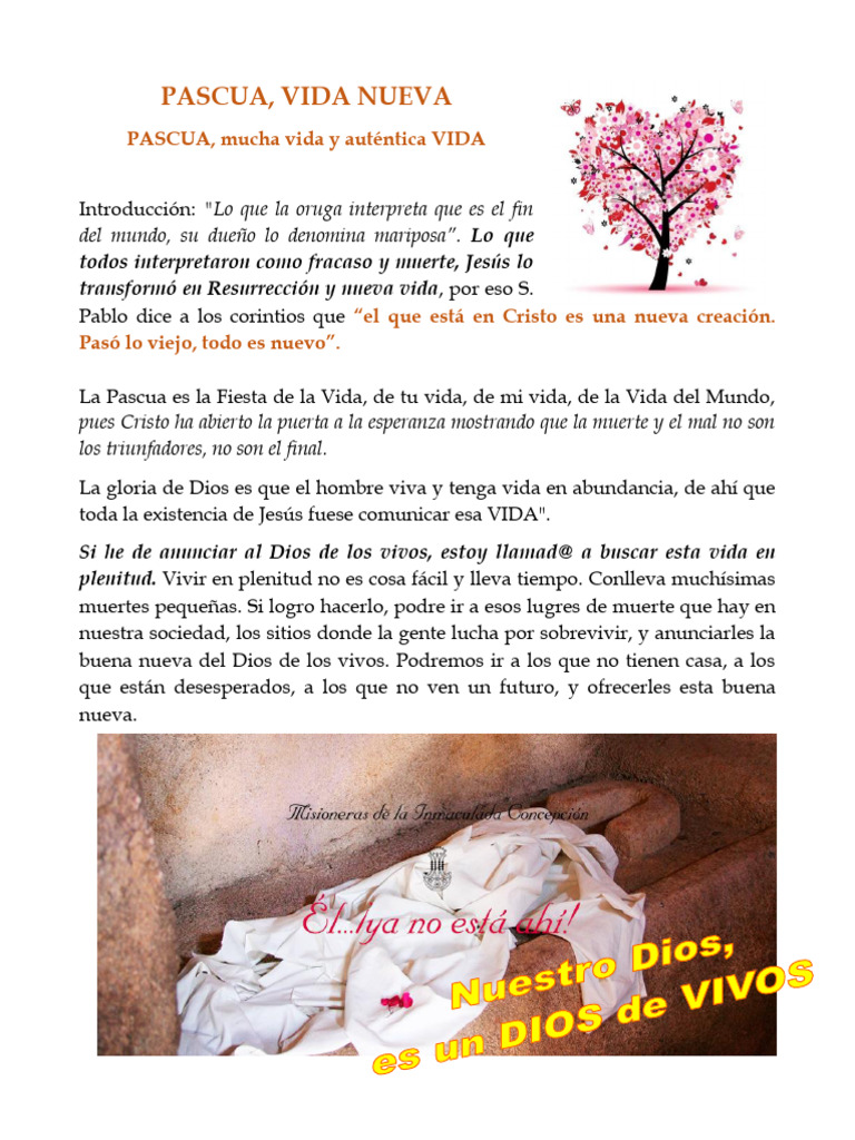 Pascua de Resurreccion 2018 | PDF | Pascua de Resurrección | Cristo ...